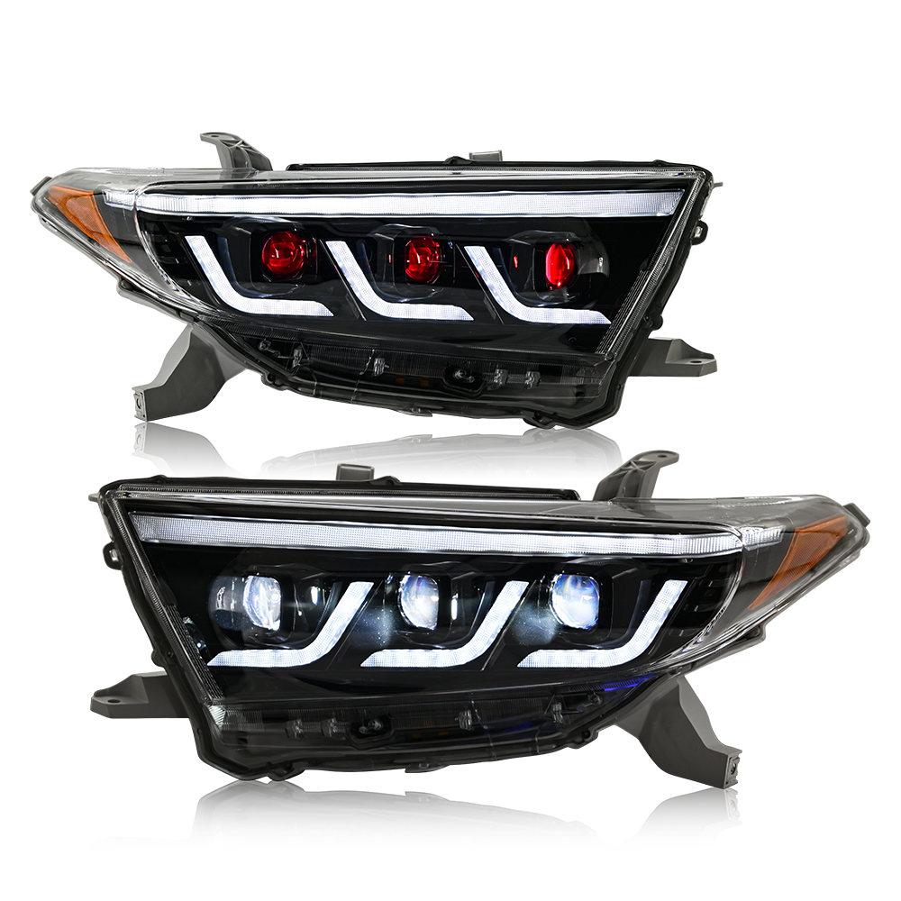 Toyota Highlander Headlights HLD-A302 For Toyota Highlander (2012–2014 ...