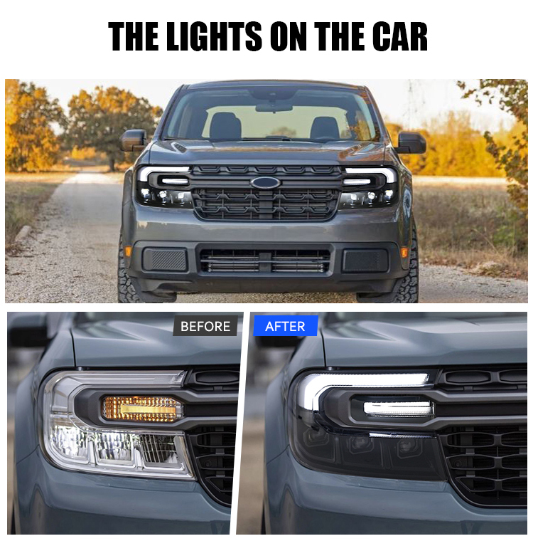 Ford Maverick Headlights MRK-A526 For Ford Maverick (2022–2024) - CoolLamp