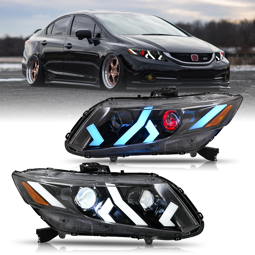 Honda Civic Headlights SY-A523 Series For Honda Civic (2012–2015 ...
